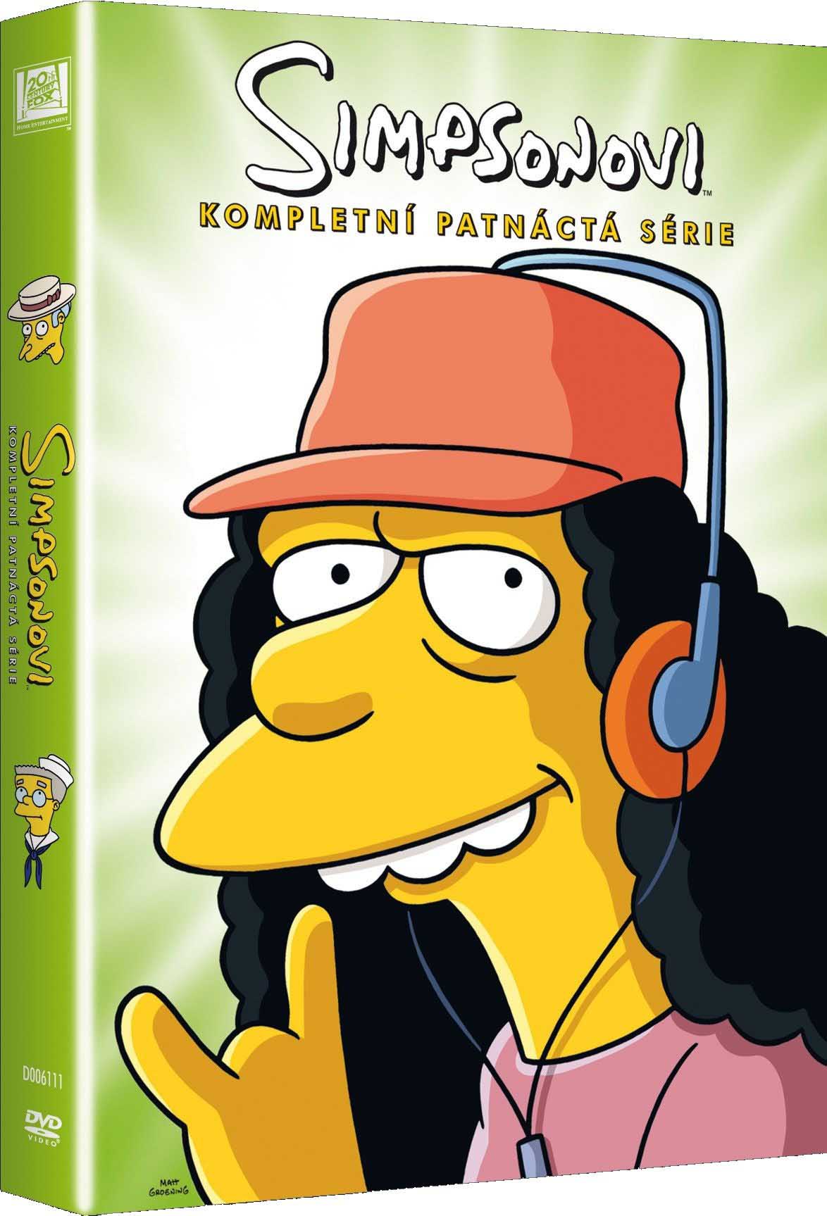 Simpsonovi 15. série - DVD | ZónaZábavy.cz
